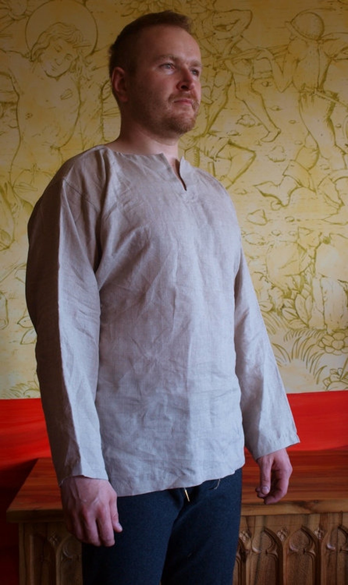 Medieval Linen Shirt - Etsy