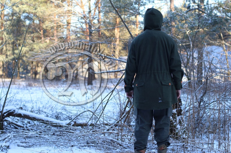 Traditional Woolen Anorak - Survival - Bushcraft Jacket - Hunter - Etsy