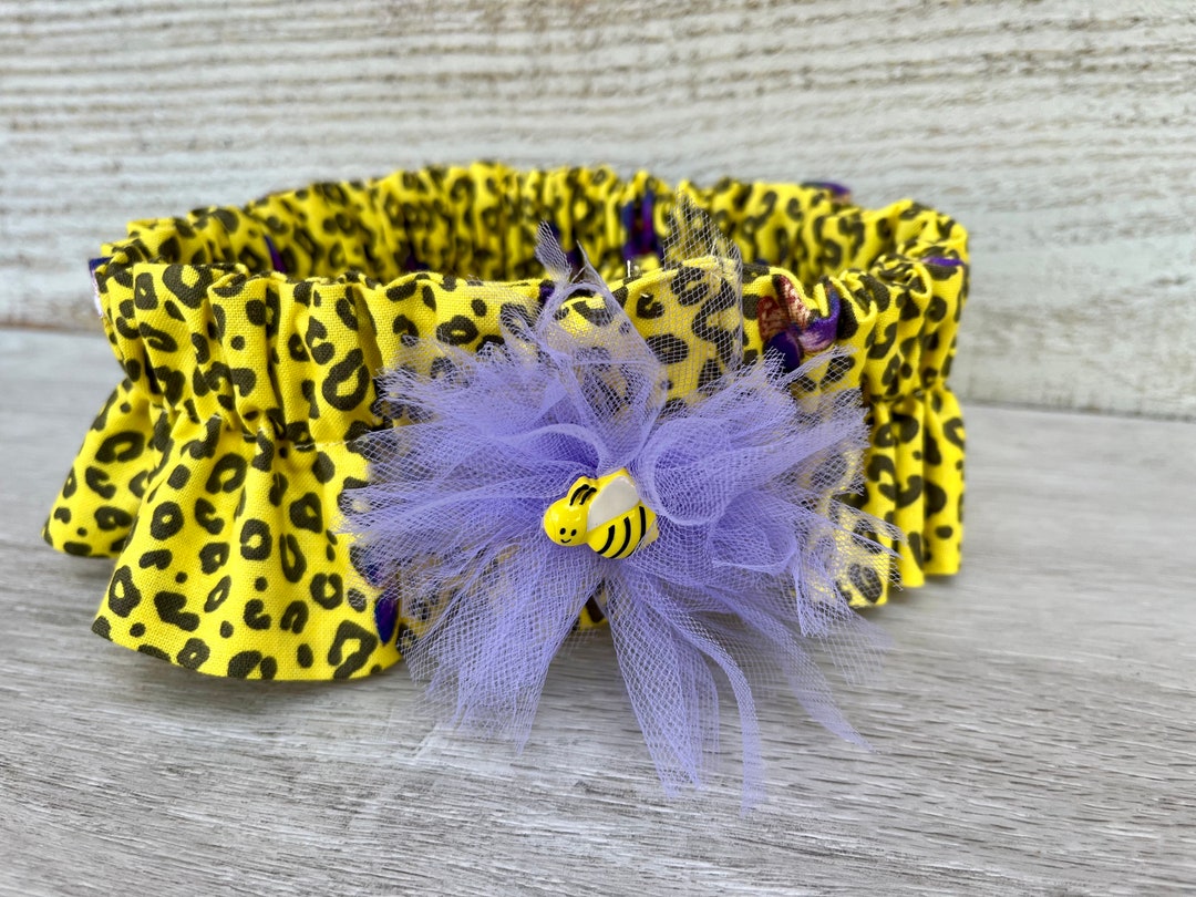 Dog Scrunchie Collar, Dog Collar, Ruffled Dog Collar, Cat Ruffled ...