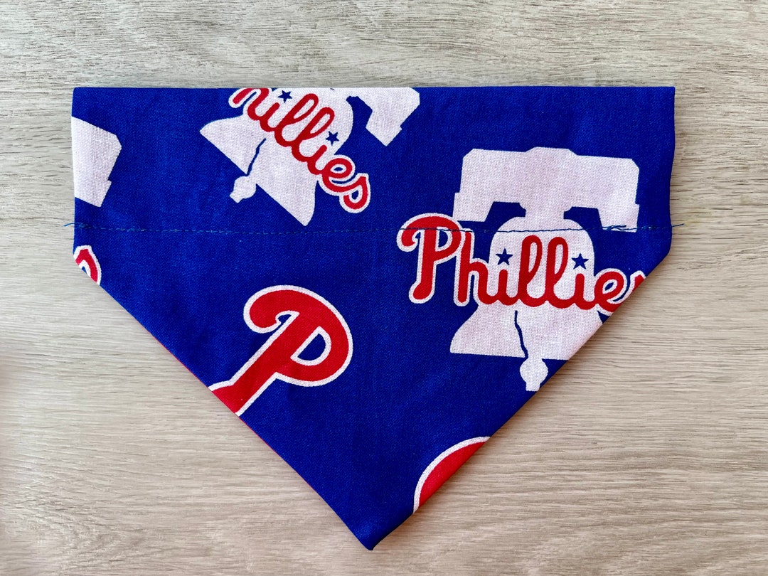 Personalized Phila Phillies Dog/cat Bandana, Phillies Bandana, Baseball ...