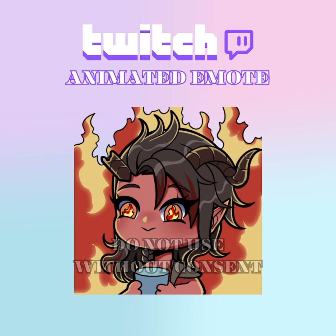 Karlach Animate Emote | Baldur's Gate 3 Emotes | Twitch Emotes | Cute ...
