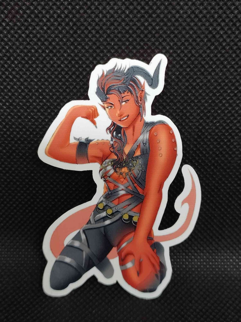 Karlach Sticker Baldur's Gate 3 Sticker Baldurs Gate Sticker Karlach ...