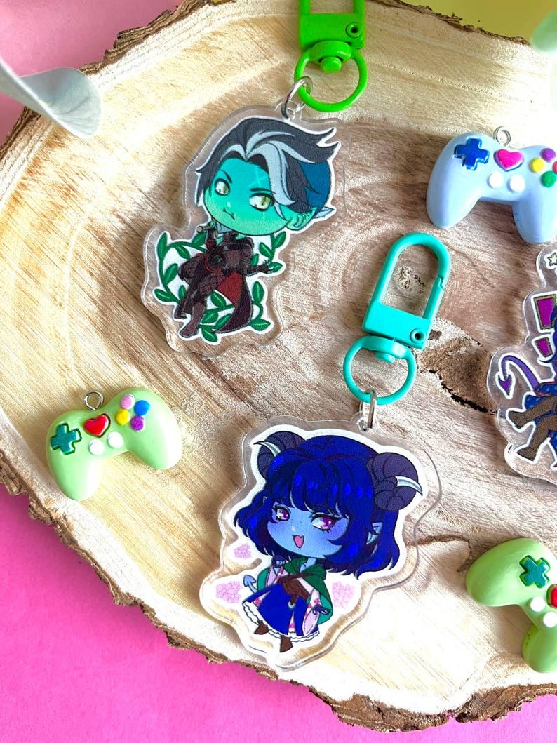 Mighty Nein Critical Role Charms - Jester, Molly, Fjord Keychains - Etsy