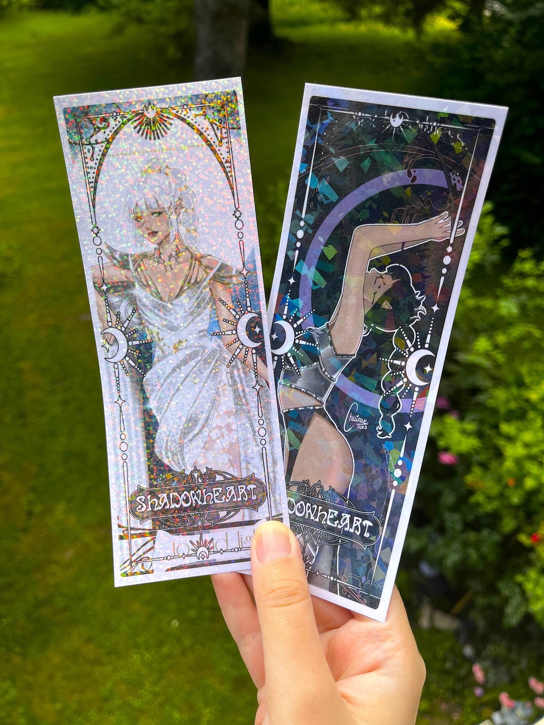 Holographic Shadowheart Bookmark: Baldur's Gate 3 Handmade Stationery ...