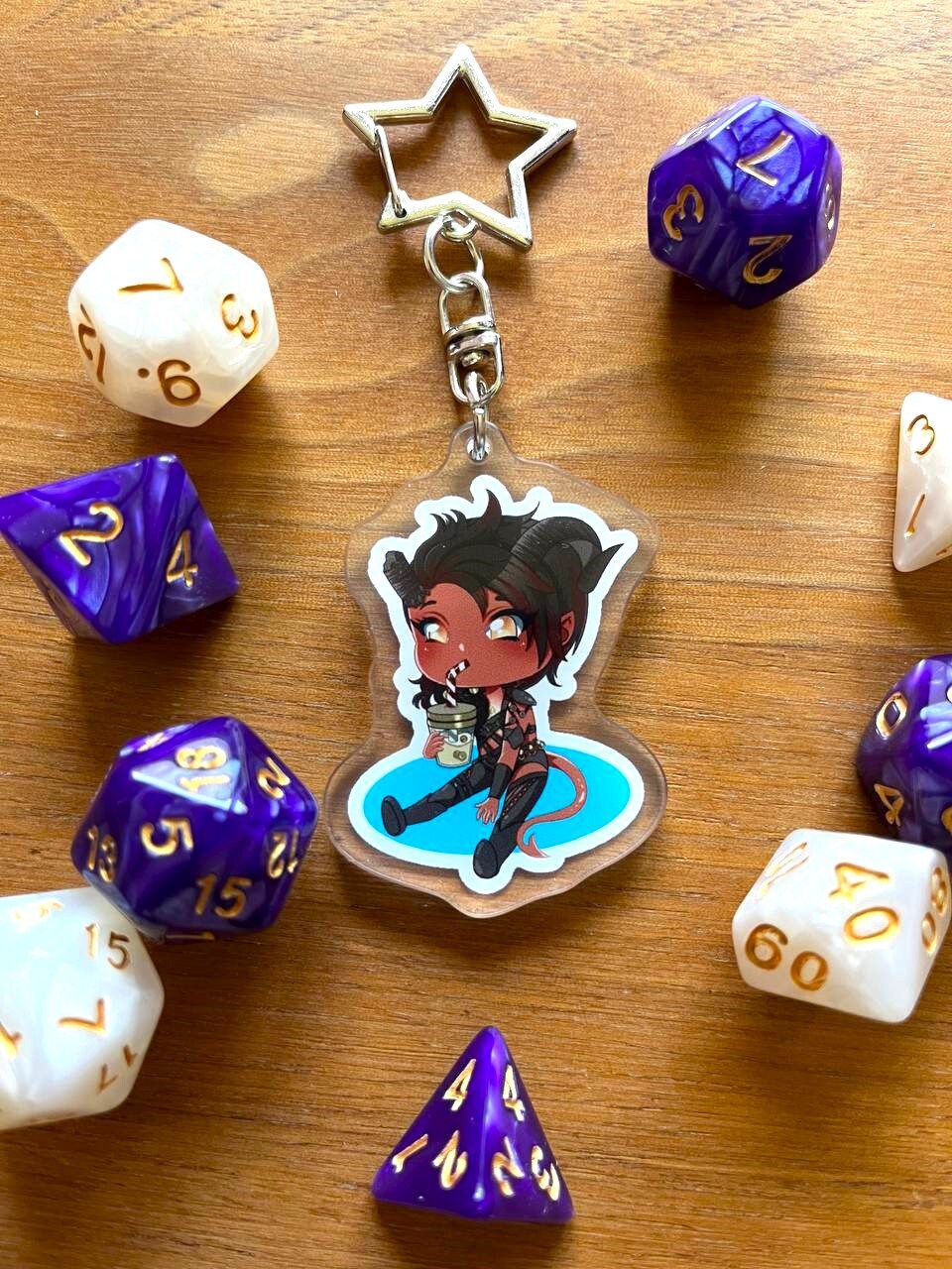 Baldur's Gate 3 Boba Beans Keychains BG3 Shadowheart, Karlach, Astarion ...