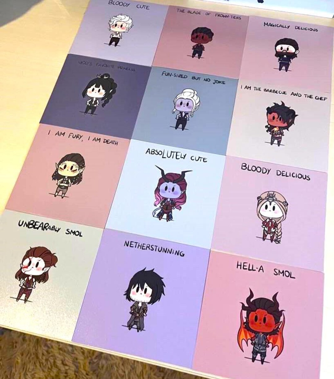 Shadowheart Minthara Karlach Lae'zel Alfira Orin Astarion Wyll Gale ...