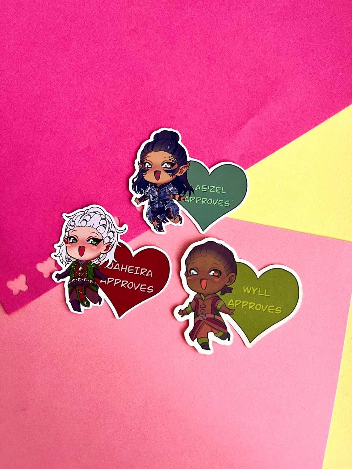 Baldur's Gate 3 Stickers: Astarion, Karlach, Shadowheart - Gamer Gift ...