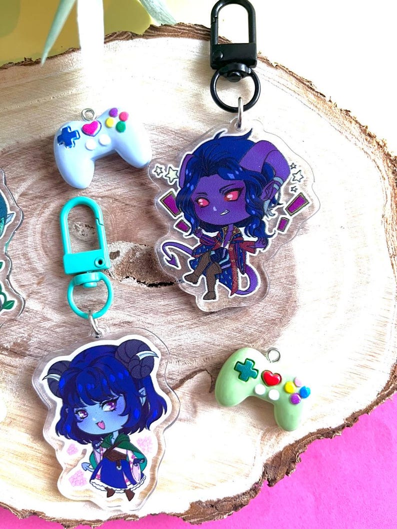 Mighty Nein Critical Role Charms - Jester, Molly, Fjord Keychains - Etsy