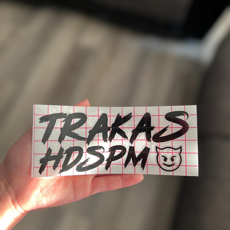Trakas Hdspm Decal - Etsy