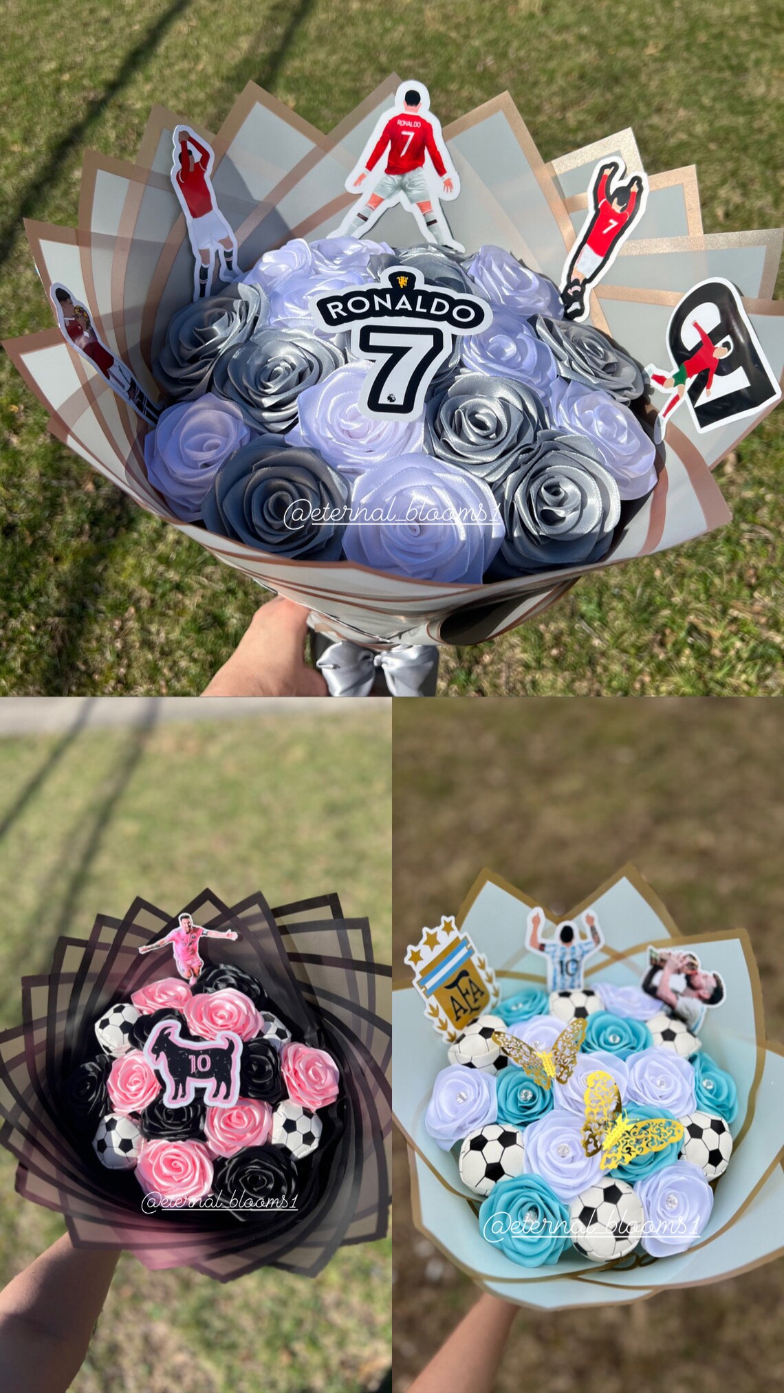 Father’s Day Gift| Messi Bouquet| Cristiano Ronaldo Bouquet| Gifts for ...