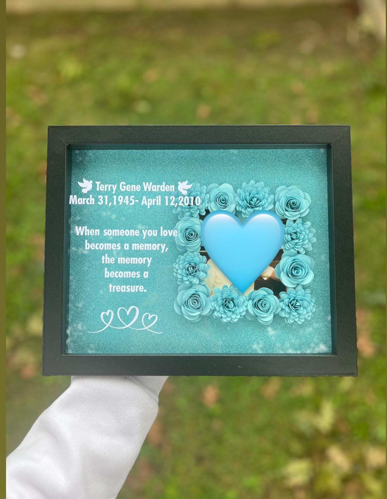 Memorial Shadowbox| Shadowbox Gifts - Etsy
