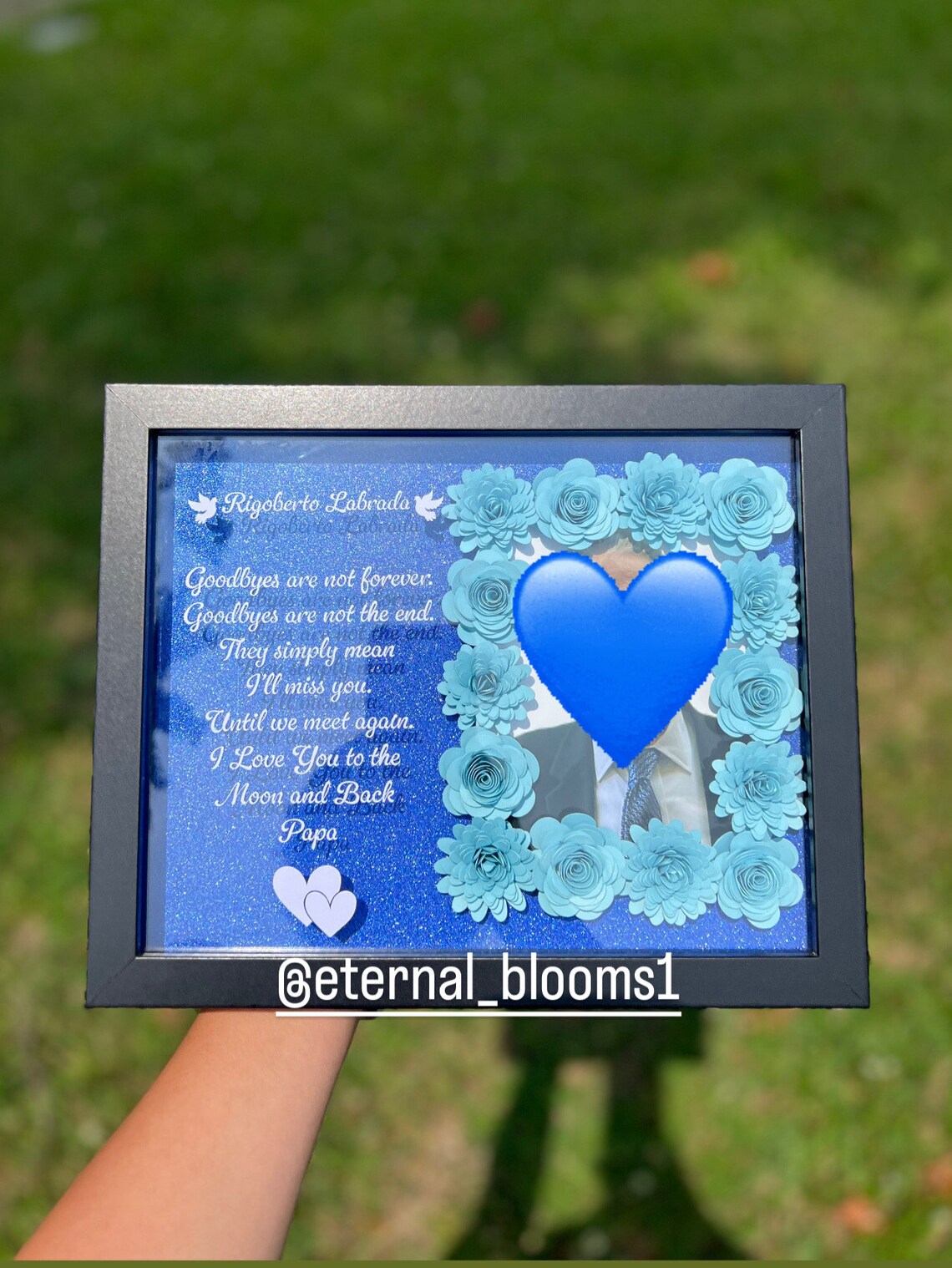 Memorial Shadowbox| Shadowbox Gifts - Etsy
