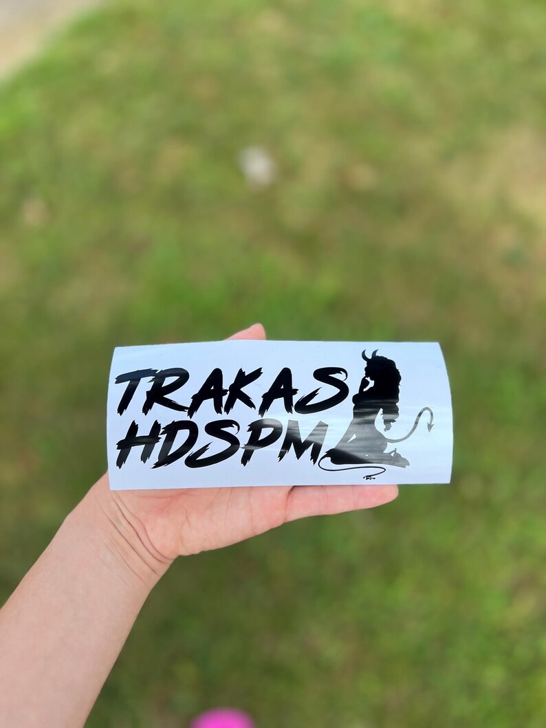 Trakas Hdspm Car Decal| Trakas Hdspm Sticker| Vinyl Car Decal - Etsy