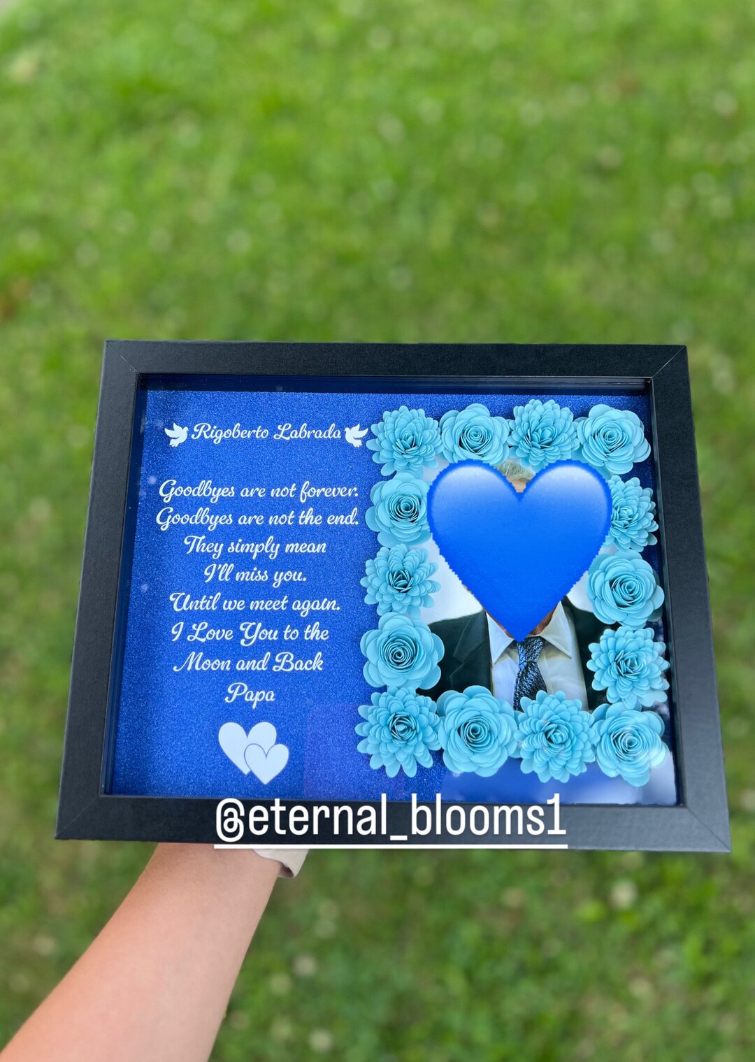 Memorial Shadowbox| Shadowbox Gifts - Etsy