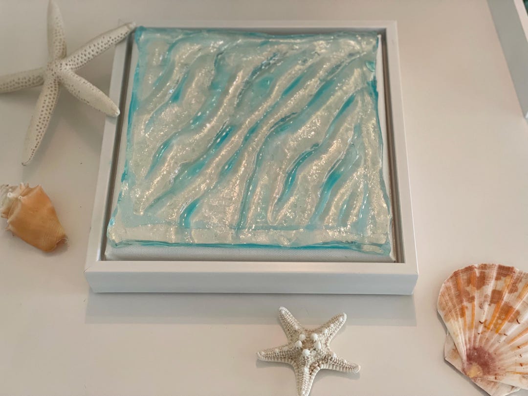 Sparkling Resin Ocean Water Wave Art - Etsy