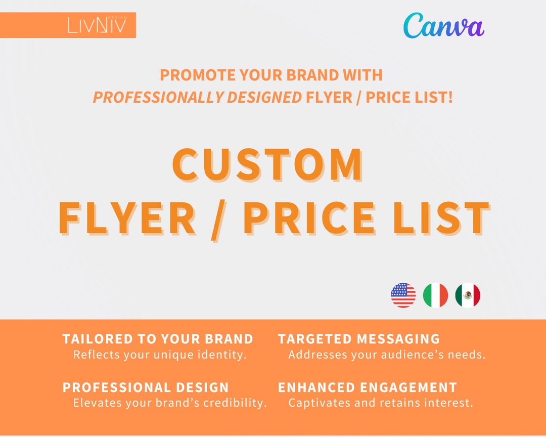 Custom Flyer Design Professional Graphic Design Business & Marketing ...