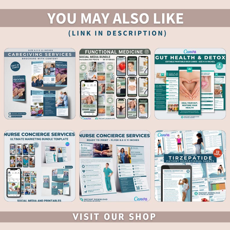 Home Care Flyer Template Caregiver Service Marketing Handout Senior ...