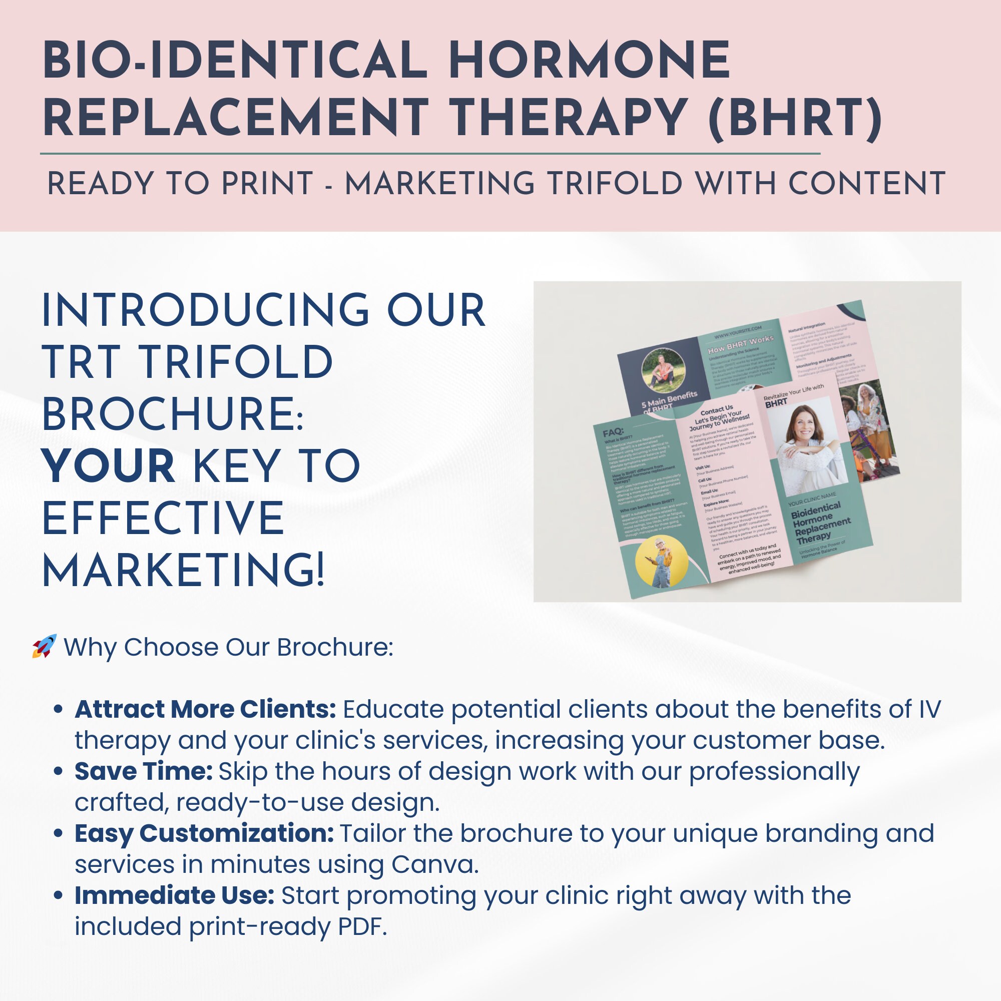 Bio-identical Hormone Replacement Therapy (BHRT) Marketing Bundle - 50 ...