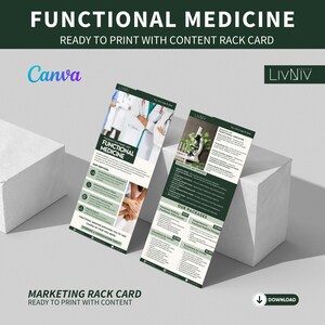 Functional Medicine Printable Bundle Alternative Medical Rack Card ...