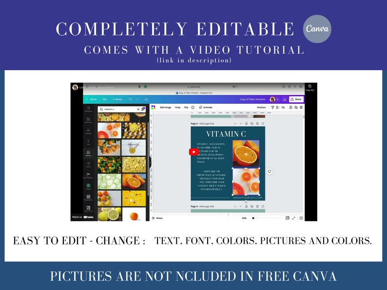 Marketing Watercolor Printable Bundle Canva Digital Editable - Etsy