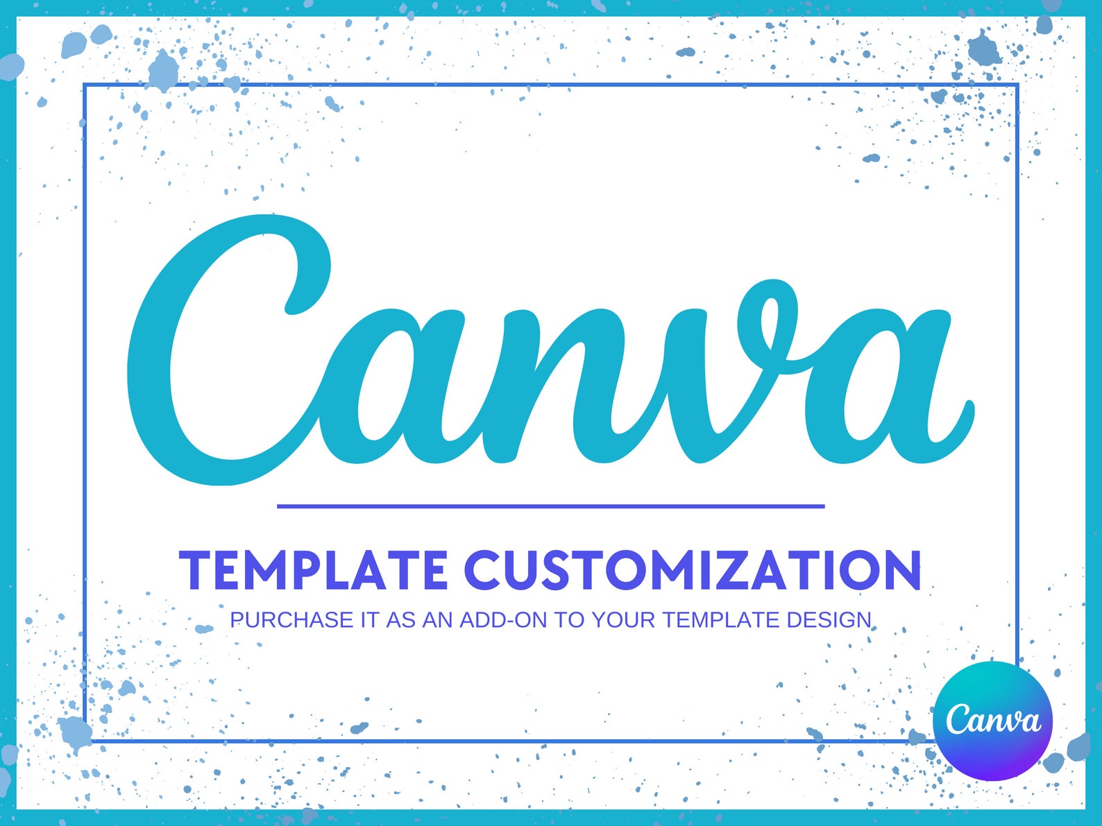 Canva Template Customization Canva Template - Add-on Service - Custom ...