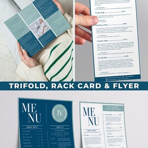 IV Therapy Menu Bundle IV Drip Marketing Template Iv Infusion Price ...