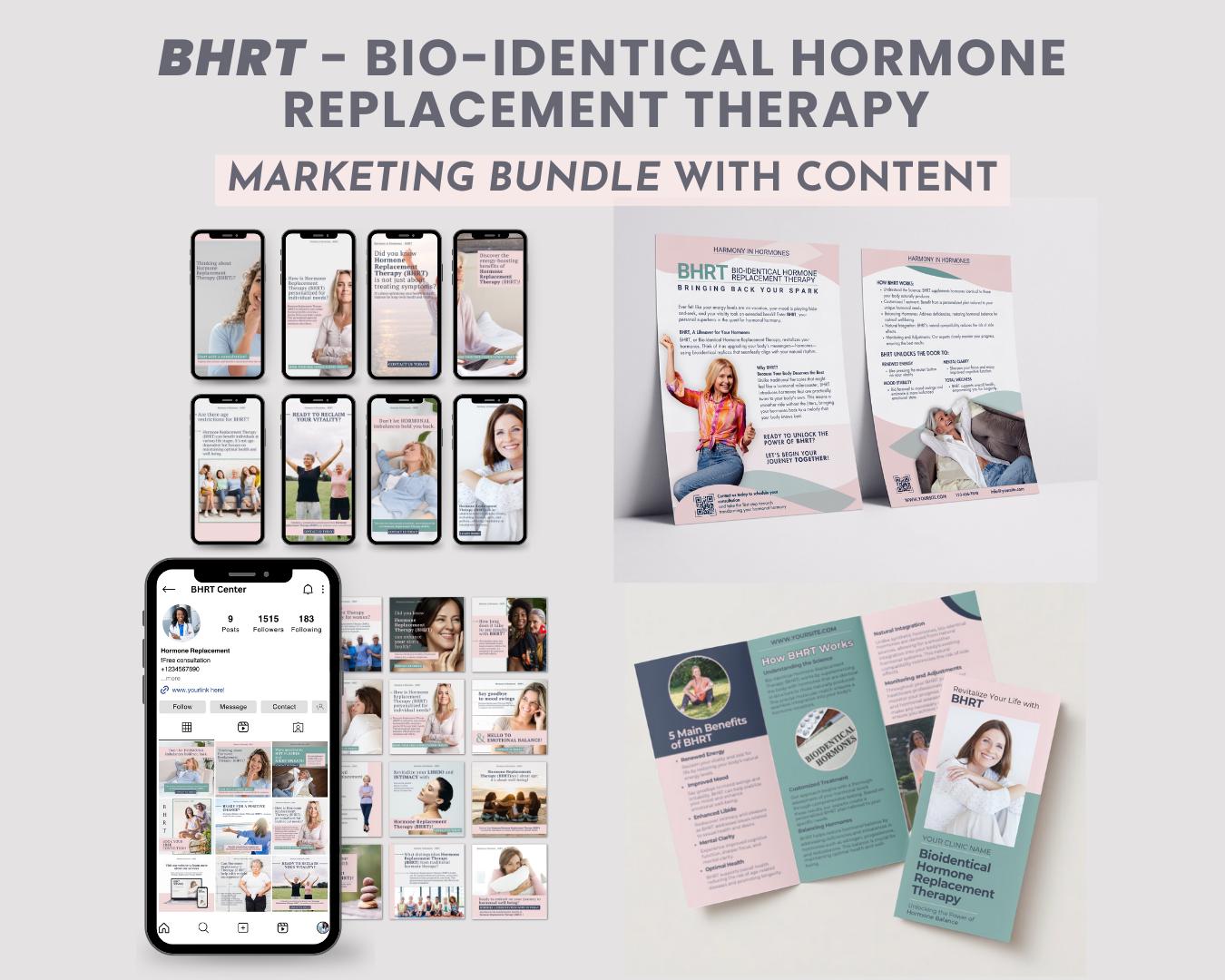 Bio-identical Hormone Replacement Therapy Bundle Woman Health Marketing ...