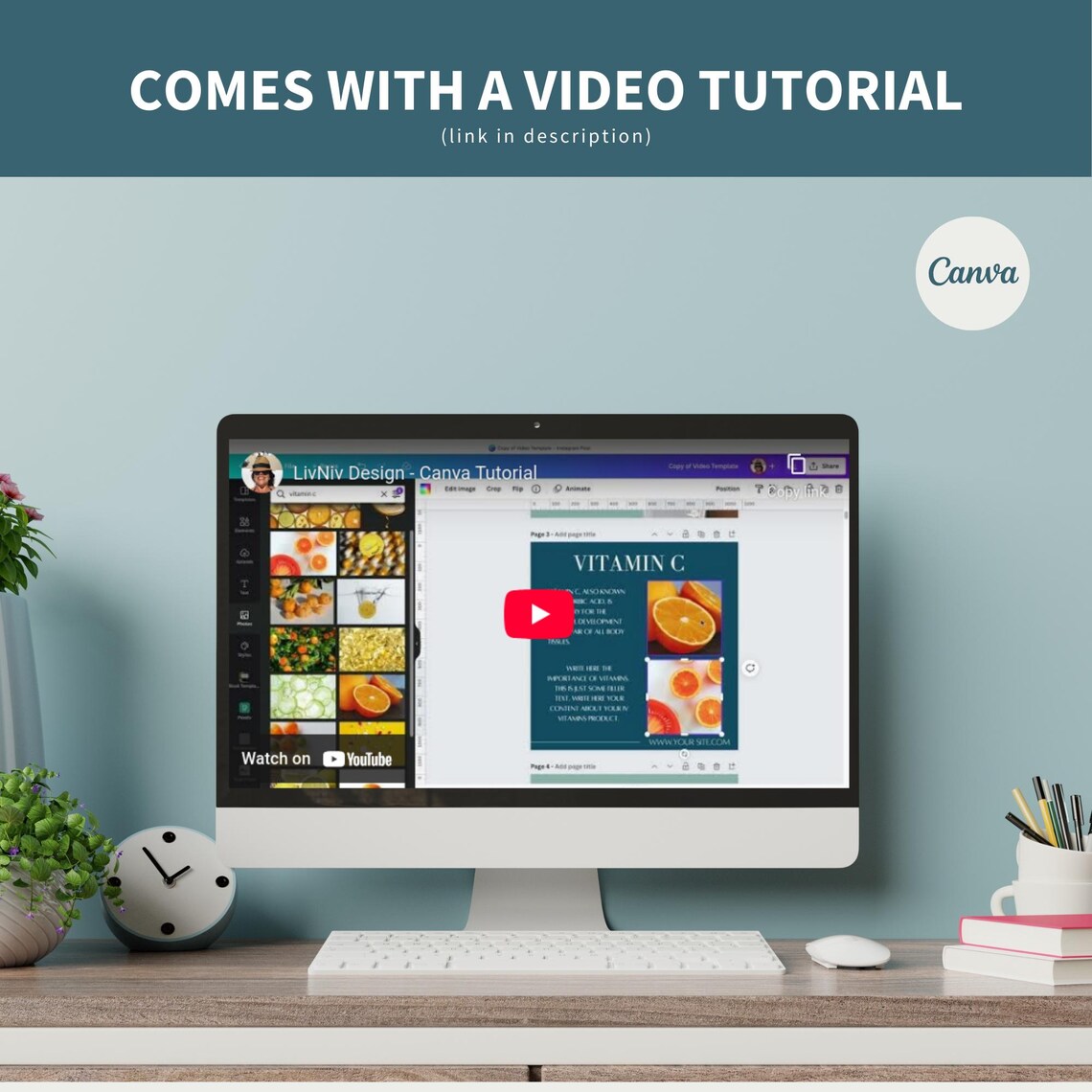 Nurse Concierge Flyer Template for Homecare Services Editable Leaflet ...