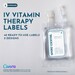 IV Bag Label Template IV Therapy Sticker Drip Label Customizable Canva ...