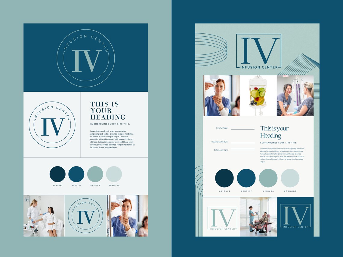 IV Therapy Logos Brand Kit Canva Logos Drip Logos 10 - Etsy UK