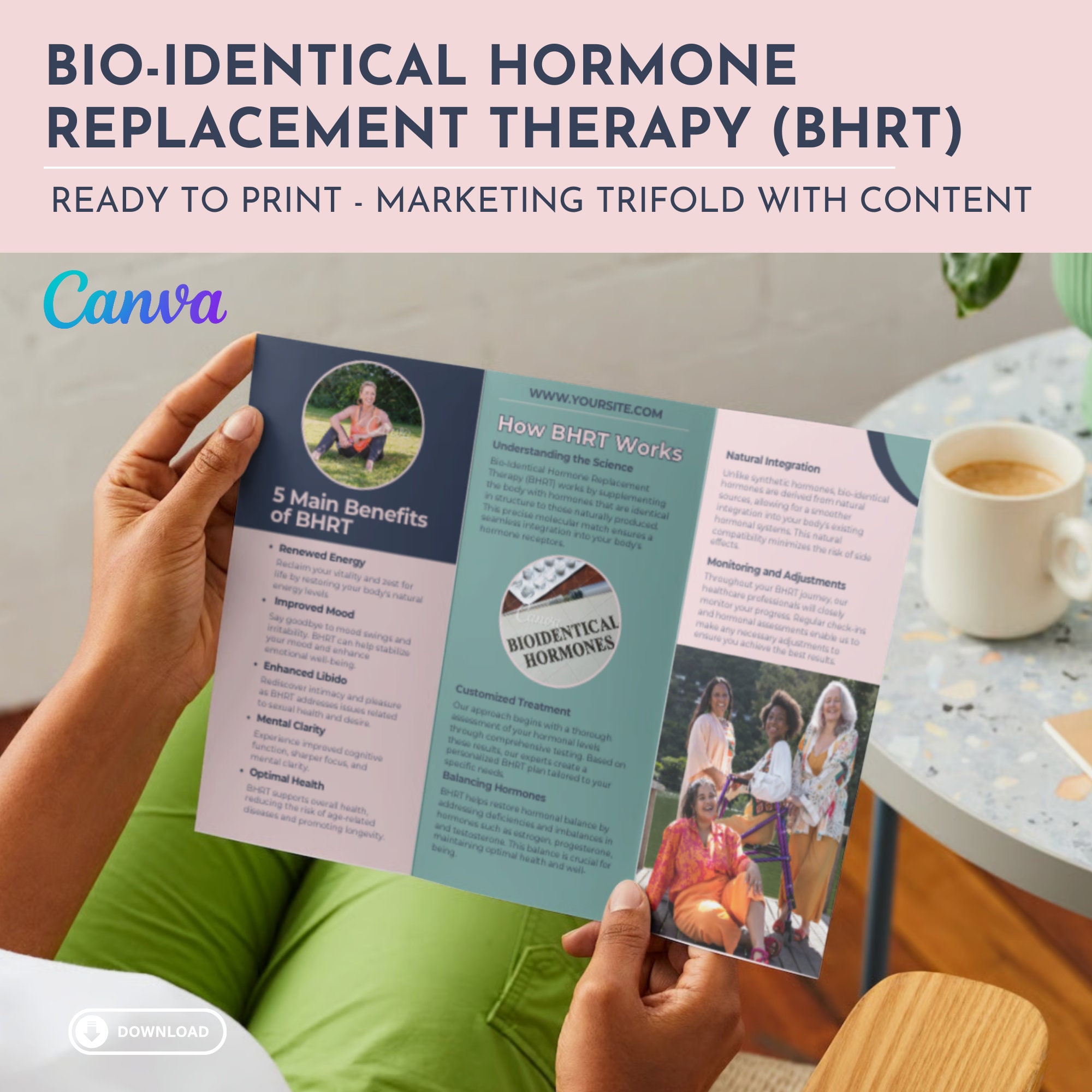 Bio-identical Hormone Replacement Therapy (BHRT) Trifold - Brochure ...
