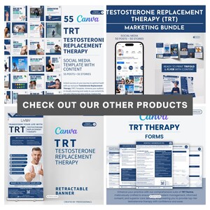 Testosterone Flyer Hormone Replacement Therapy Cypionate Info Sheet TRT ...