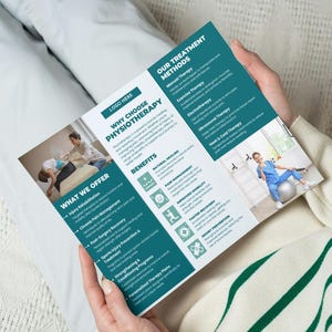Physiotherapy Trifold Template Physical Therapy Marketing Handout ...
