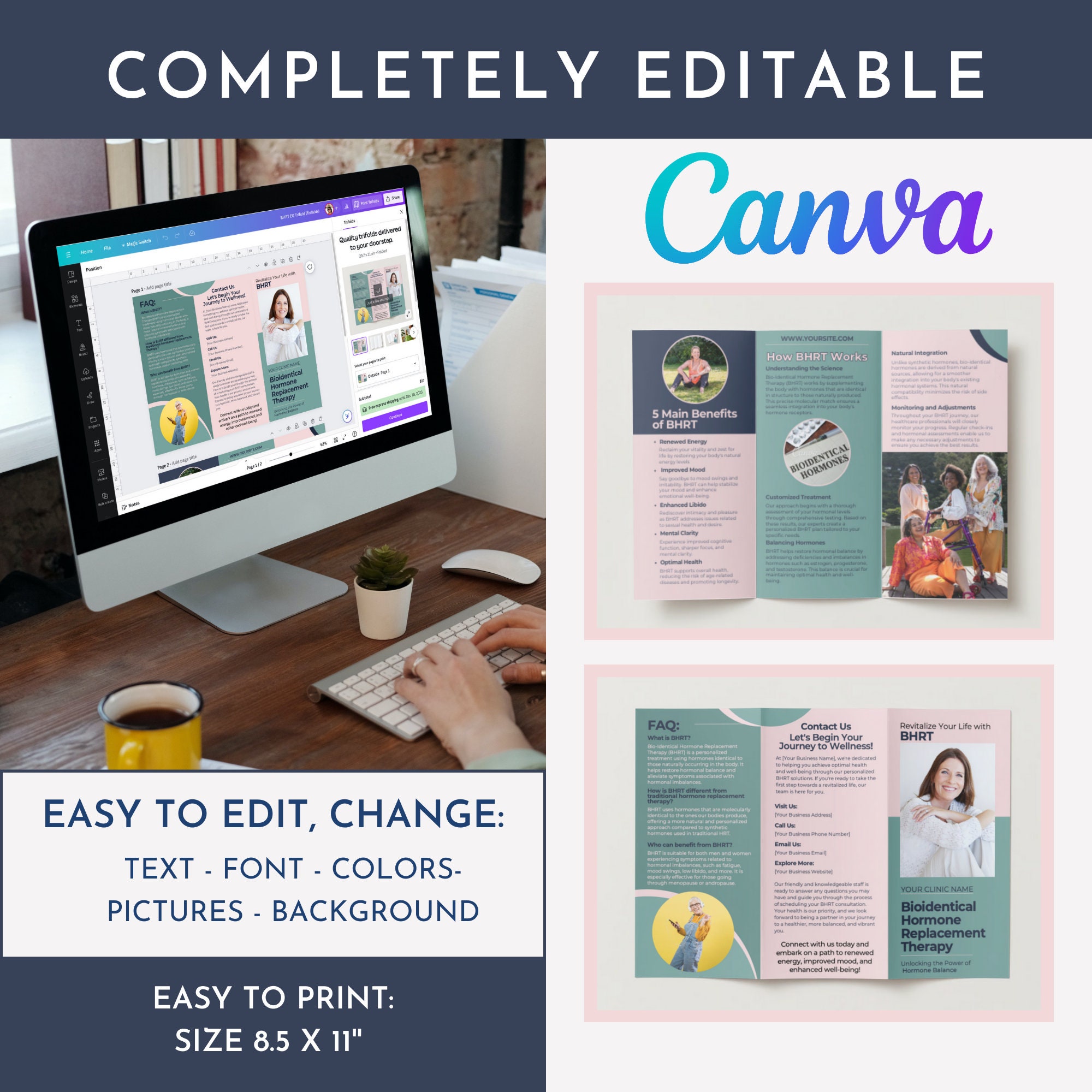 Bio-identical Hormone Replacement Therapy (BHRT) Trifold - Brochure ...