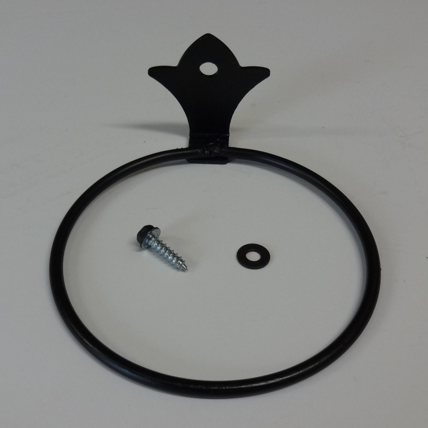 Flower Pot Ring W/ornamental Bracket for Standard 6 Inch Terracotta Pot ...