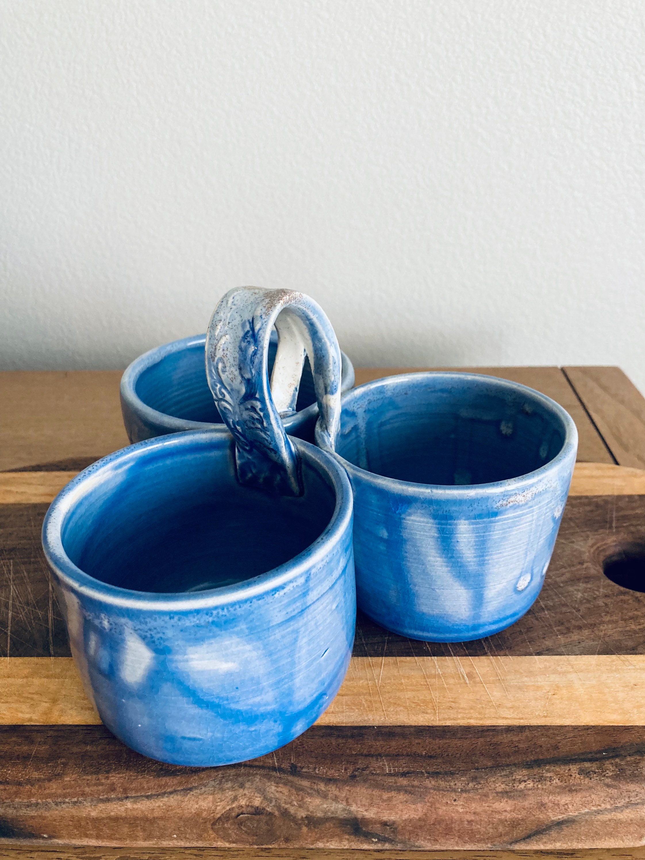 Vintage Stoneware Serving Caddy - Etsy