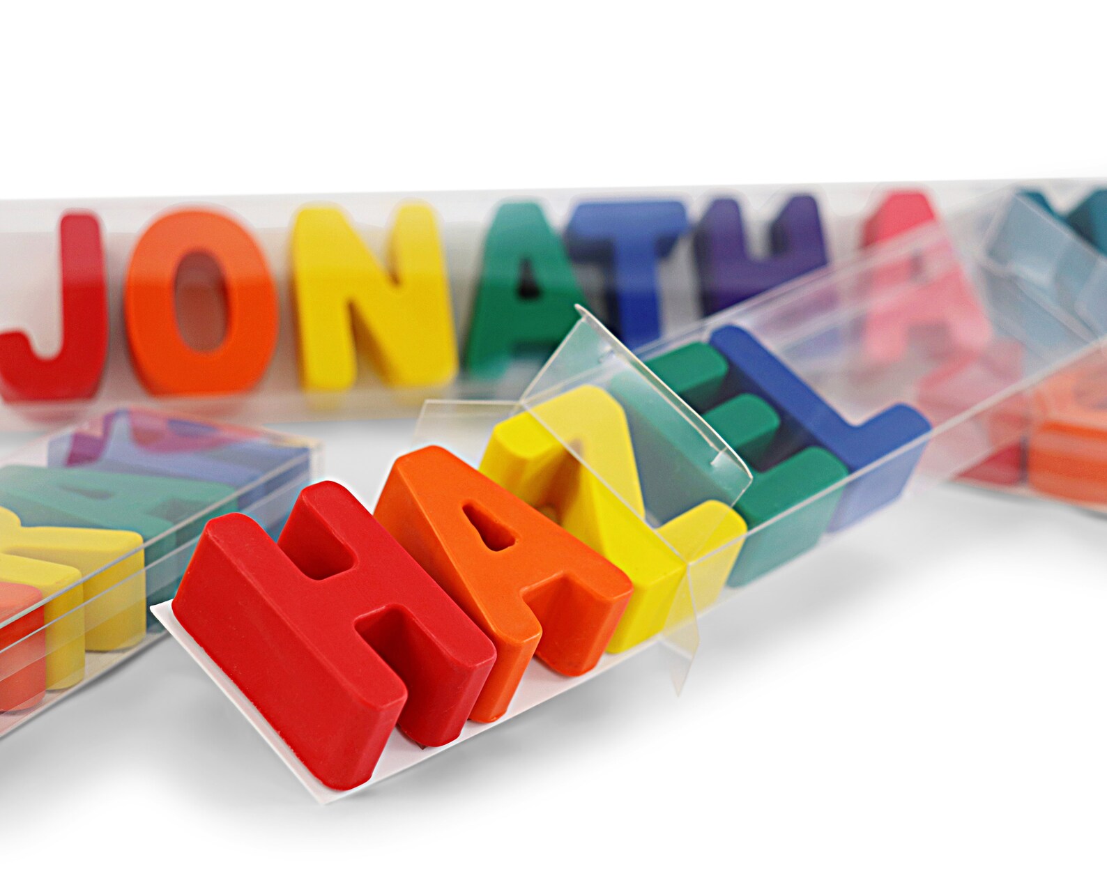Personalized Name Crayons in a Clear Box - Etsy