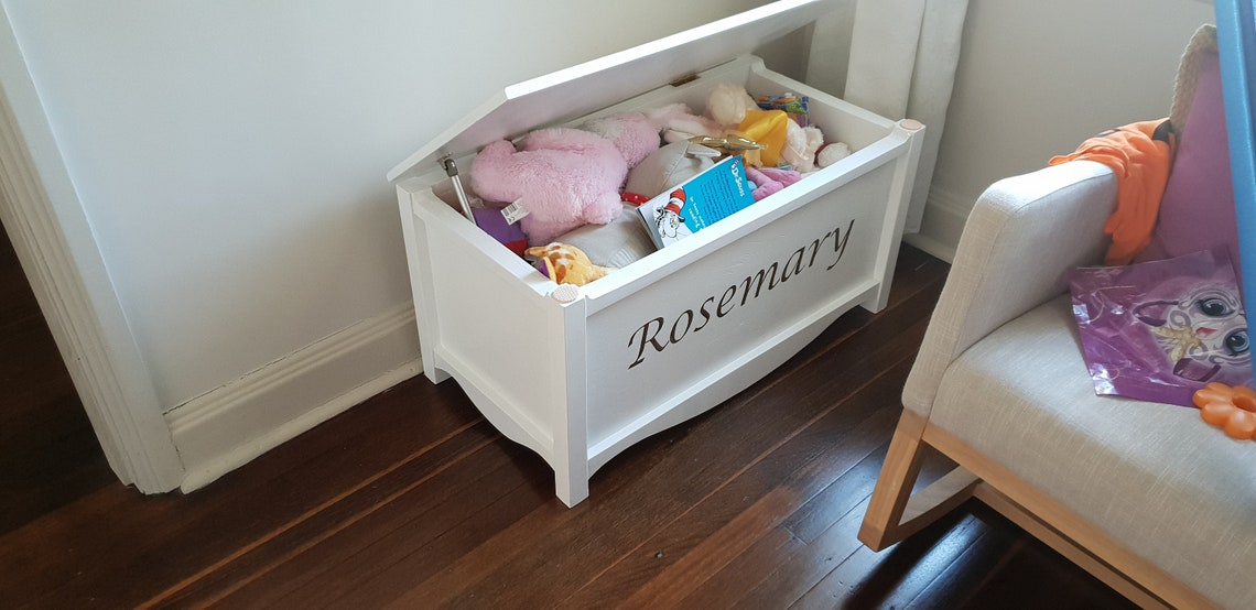 Hand Made Wooden Toy Chest - Etsy