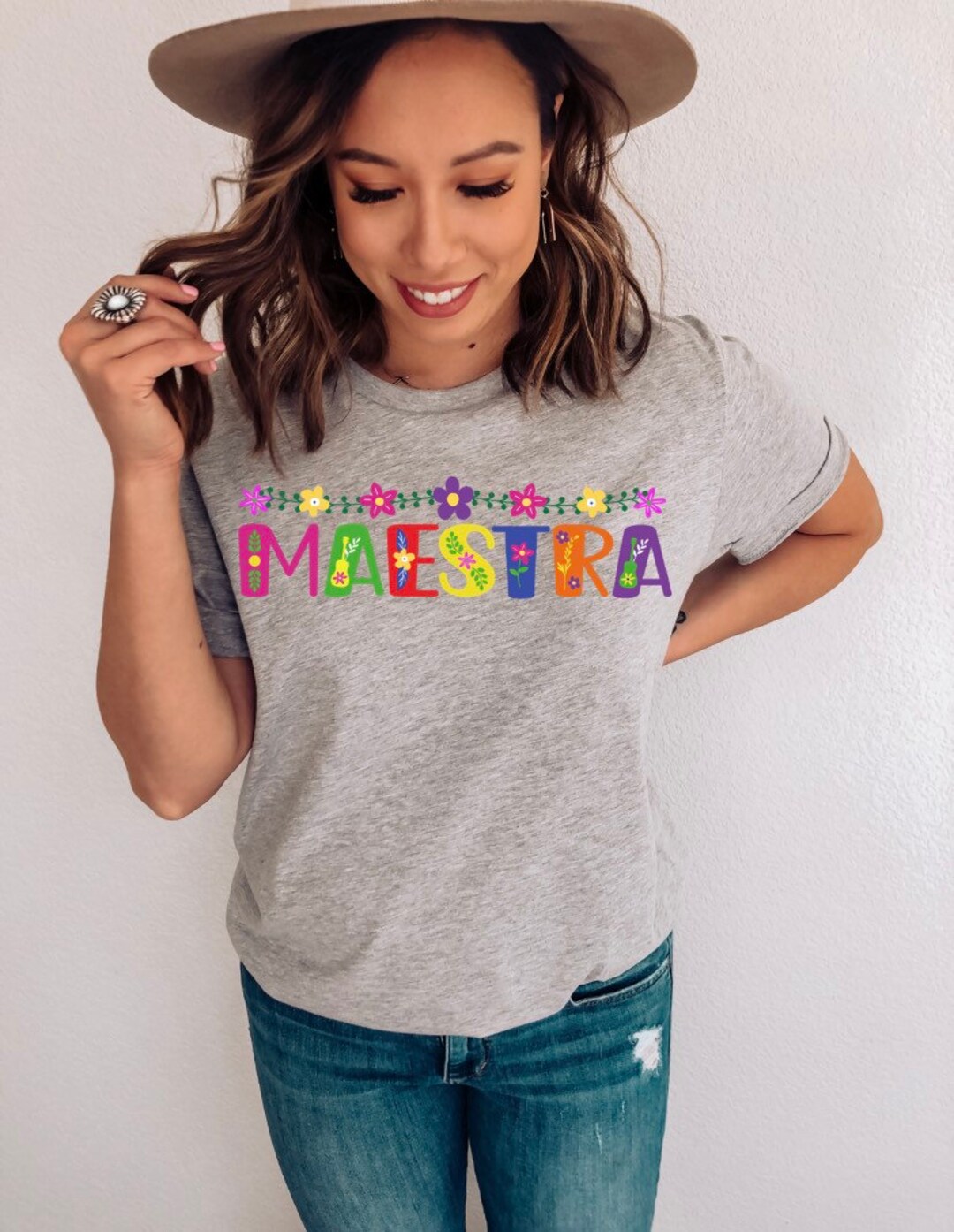 Maestra Shirt Maestra Teacher Gift Spanish T-shirt Tee - Etsy