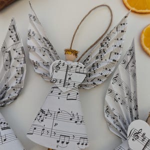 10 or More Sheet Music Angels / Paper Angel / Eco Friendly Gift / Angel ...