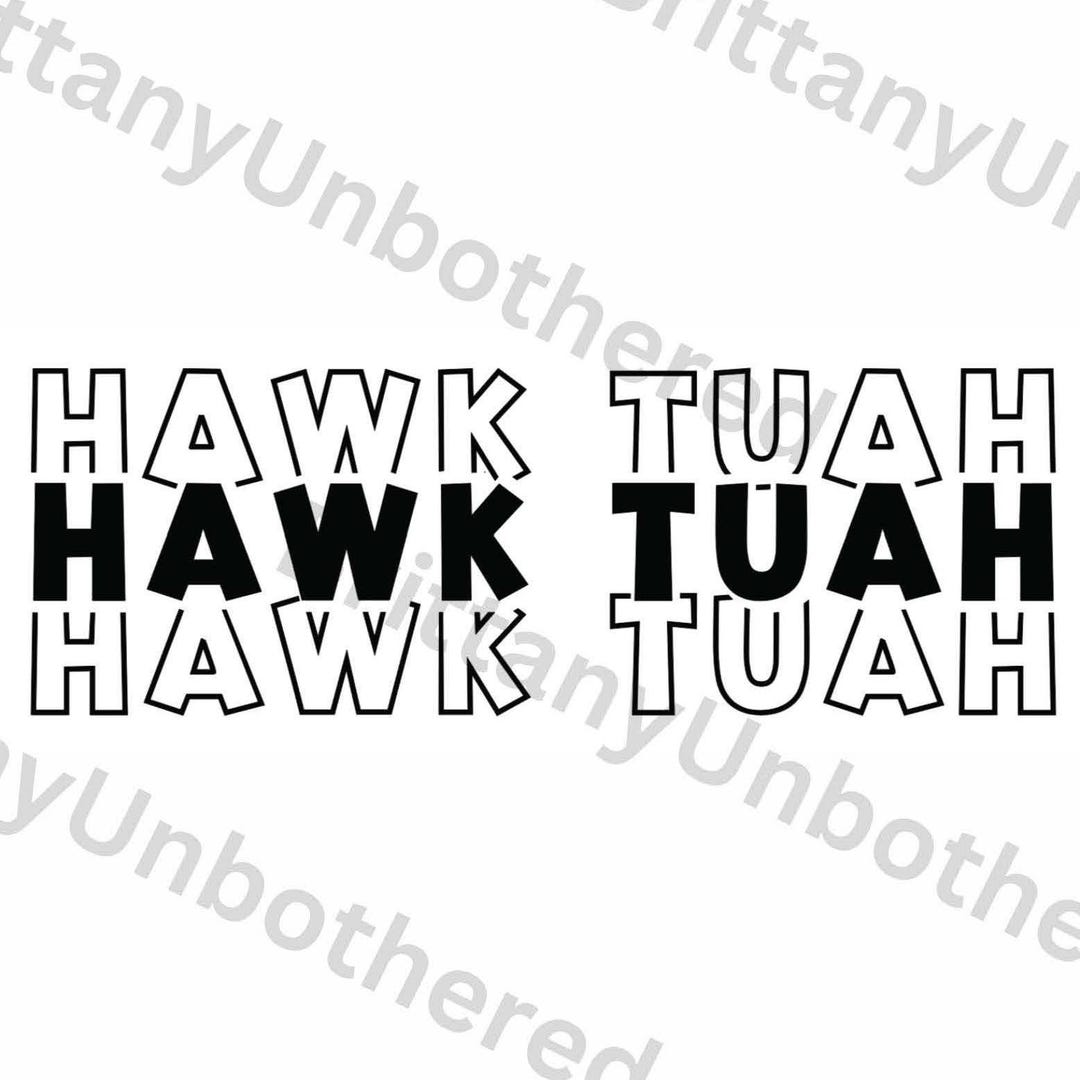 Hawk Tuah, Hawk Tuah Spit on That Thang, SVG PNG, Hawk Tuah, Funny, Tik ...