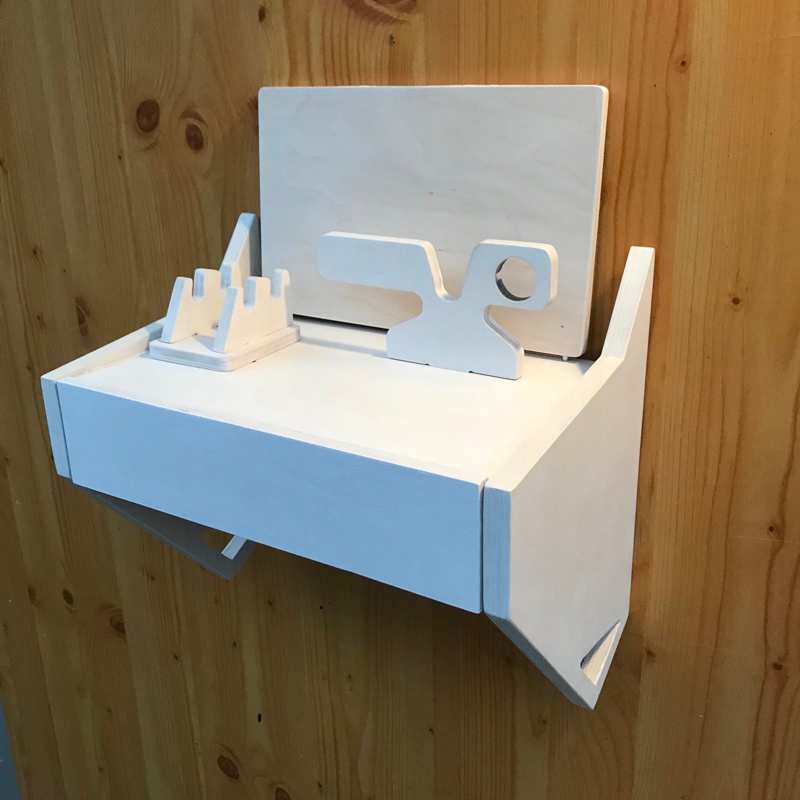 Secret Compartment for Guns. Wall Shelf With Drawer. - Etsy