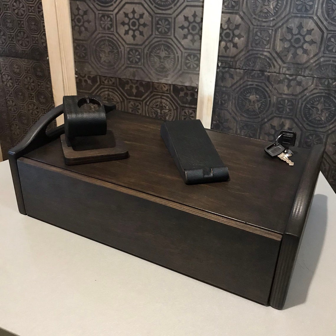 Hidden gun storage with lock mechanism Gun concealment | Etsy