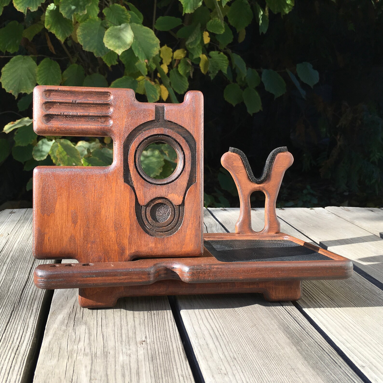 Long Distance Boyfriend Gift. Gun Holder With Thin Blue Line. - Etsy