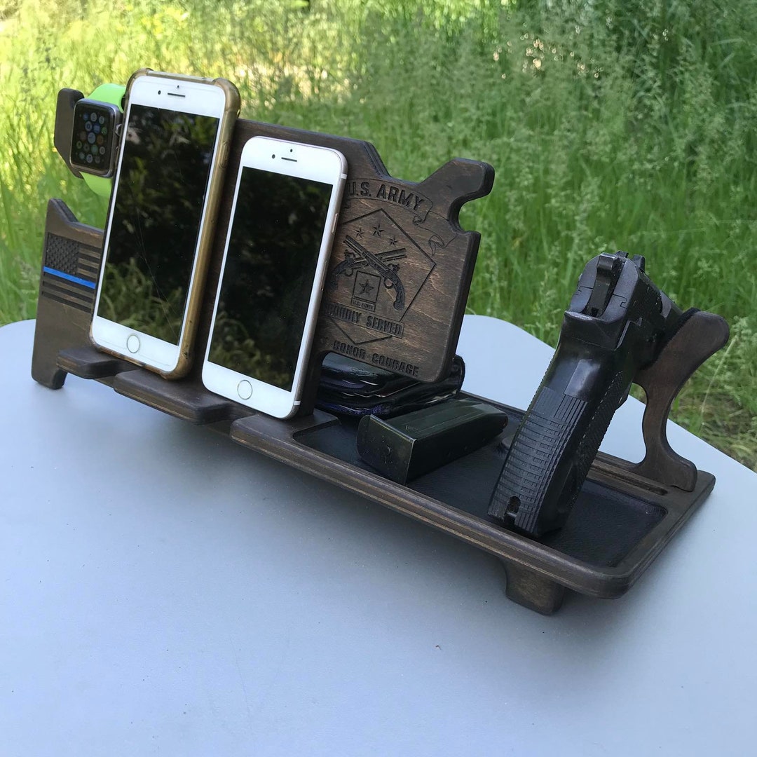 Police Officer Gifts. Double Phone Charging Dock Station With - Etsy