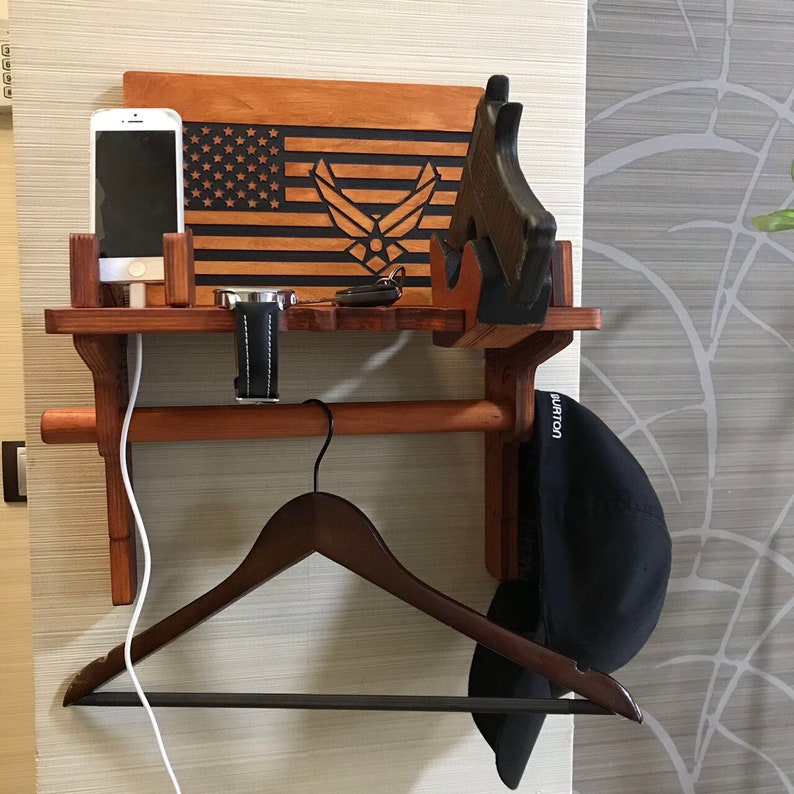 Air Force Retirement Gifts Wall Mounted Coat Rack Gun Rack - Etsy
