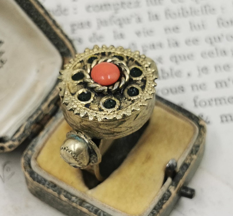 Skull Ring Poison Ring Secret Ring Secret Compartment Ring | Etsy