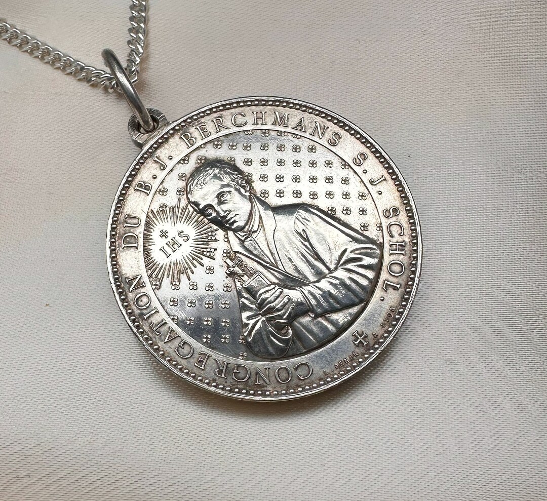 Saint John Berchmans Medal Society of Jesus Jesuit Medal - Etsy