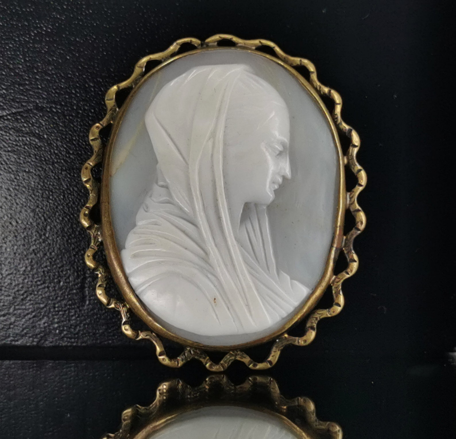 Antique Religious Brooch Virgin Mary Brooch German Catholic - Etsy