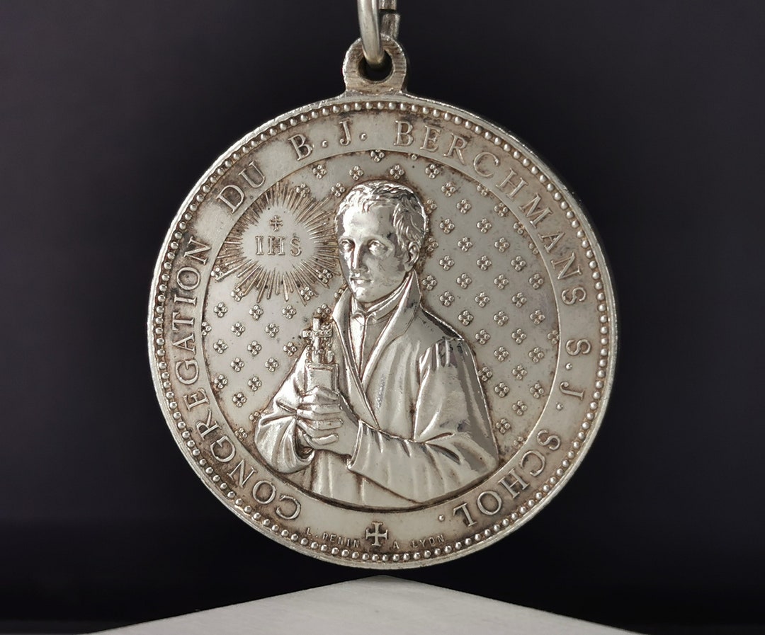 Saint John Berchmans Medal Society of Jesus Jesuit Medal - Etsy